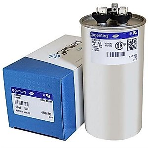 CAP050600440RTS - 60 + 5 uf MFD 440 Volt VAC - Goodman Round Dual Run Capacitor Upgrade