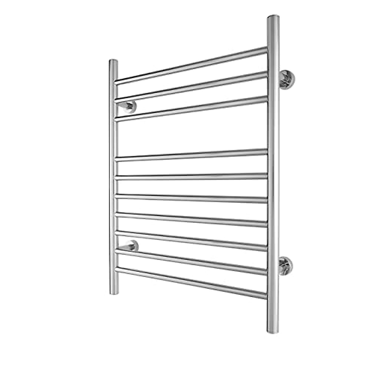 WarmlyYours TW-F10PS-HP Infinity Towel Warmer, Polished, Dual Connection, 10 Bars