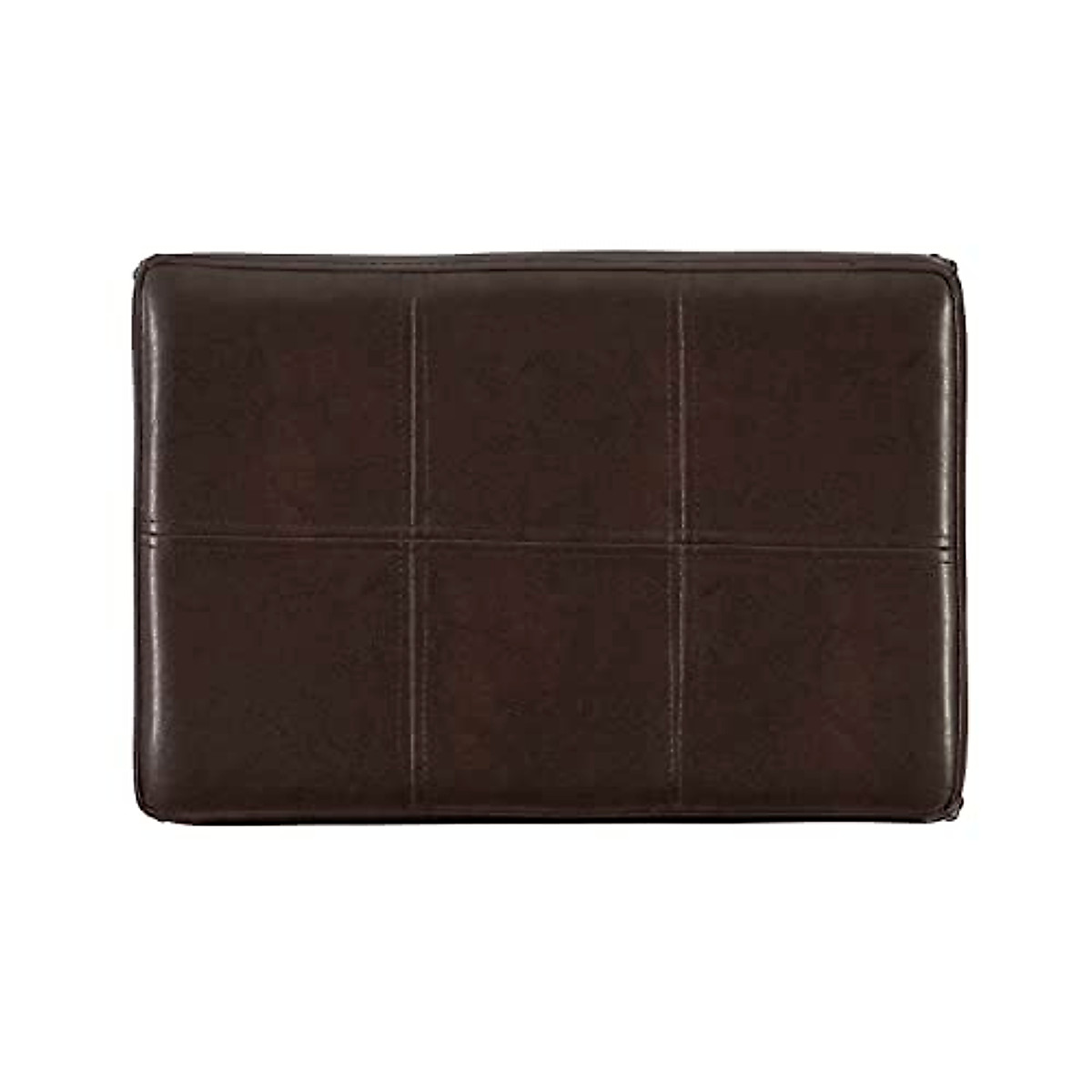 Linon Home Décor Kingston Backless Barstool by Linon, 32" x 18.75" x 13.25", Brown Patch Bar