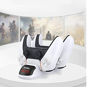 ECHZOVE PS5 Controller Charger, PS5 Controller Charger Station, Charging Dock for Playstation 5 Controller