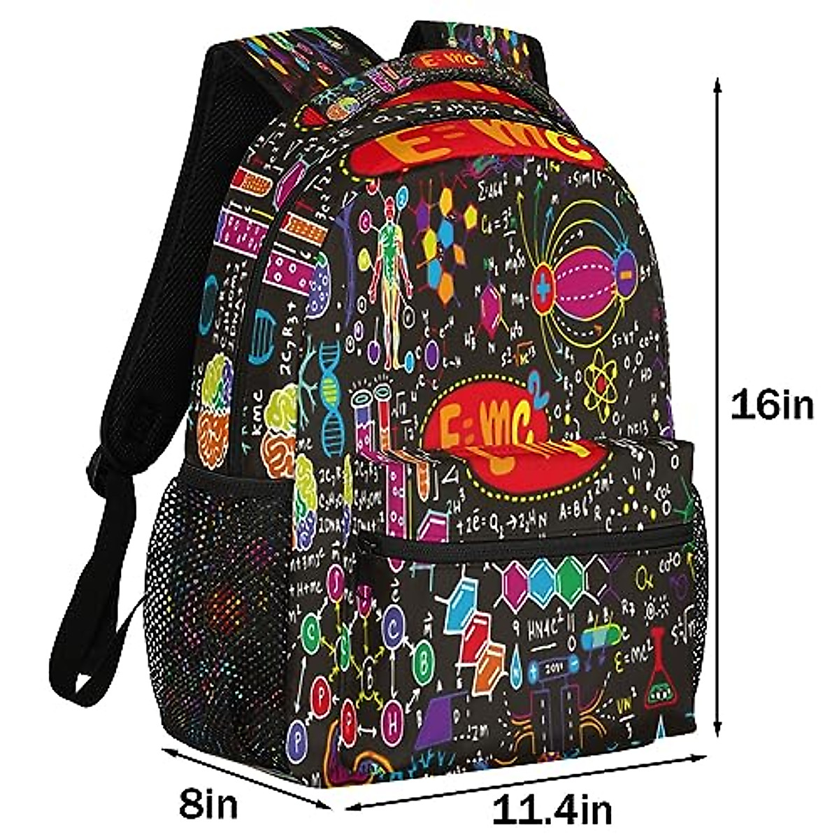 Educational Physics Travel Laptop Backpacks Lightweight Travel Hiking Camping Casual Daypack Backpack for Men Women Adults