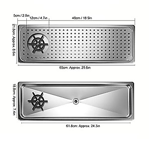 Cup Washer Automatic, Kitchen Fixtures High Pressure Stainless Steel Cup Washer Hose Kitchen Sink Automatic Flushing Device Accessories for Bar Coffee Shop