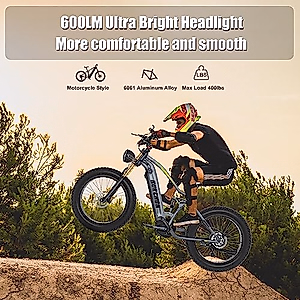 DAMSON Electric Bike 1000W Folding Ebike for Adult 48V 20AH Removable Battery 26"X4"Fat Tire up to 30MPH &75 Miles Long Range Off Road Beach Mountain Electric Bicycle with Dual Hydraulic Disc Brakes