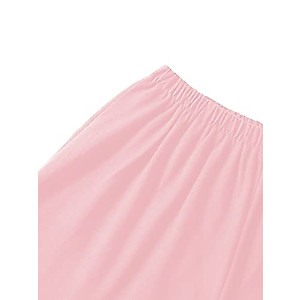 LYANER Women's Pajamas Set Heart Print Button Short Sleeve Shirt with Shorts Sleepwear PJs Set Pink Small