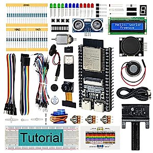 FREENOVE Super Starter Kit for ESP32-S3-WROOM (Included) (Compatible with Arduino IDE), Onboard Camera Wireless, Python C, 540-Page Detailed Tutorial, 176 Items, 76 Projects