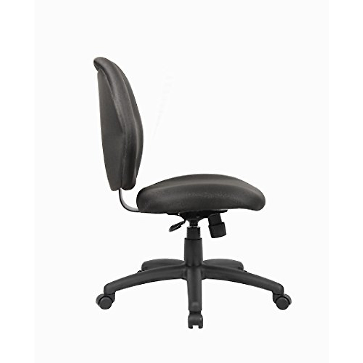 Boss Office Products Any Task Mid-Back Task Chair with No Arms in Black