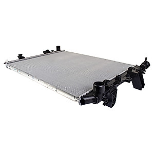 TRQ Radiator Assembly Aluminum Core Compatible with 19-22 Ram 1500 22 1500 Classic CH3010383