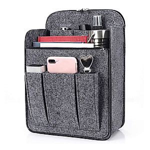 Yoillione Felt Backpack Organizer Insert for Women and Men, Large Travel Rucksack Insert with High Capacity, Lightweight Bag Organizer with Zipper Pockets