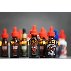 Beard Octane: Downshift - Natural Beard Oil w/Argan Oil - 1 Oz - Promotes Softer Beards - Made in USA - Premium Beard Care
