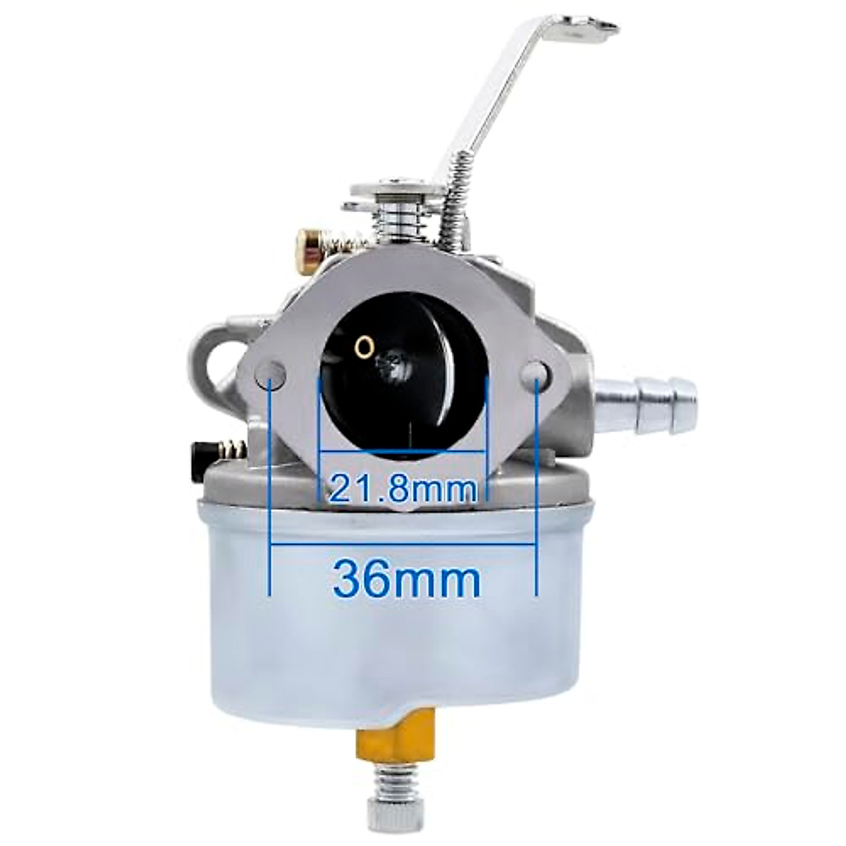 FitBest 632230 Carburetor replaces Tecumseh 632272 631828 631067 631067A Universal 520922 fits Tecumseh 5HP 6HP 4 cycle H30 H50 H60 HH60 HH70 Toro Snowblower Troy Bilt Tiller Engines