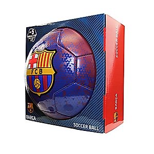 Icon Sports FC Barcelona Solarized Team Soccer Ball Solarized Blue, 5