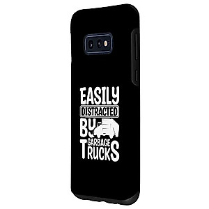 Galaxy S10e Easily Distracted By Garbage Trucks Waste Seperation for Men Case