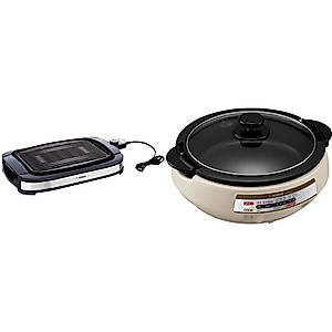Zojirushi EB-DLC10 Indoor Electric Grill & EP-PBC10 Gourmet d'Expert Electric Skillet