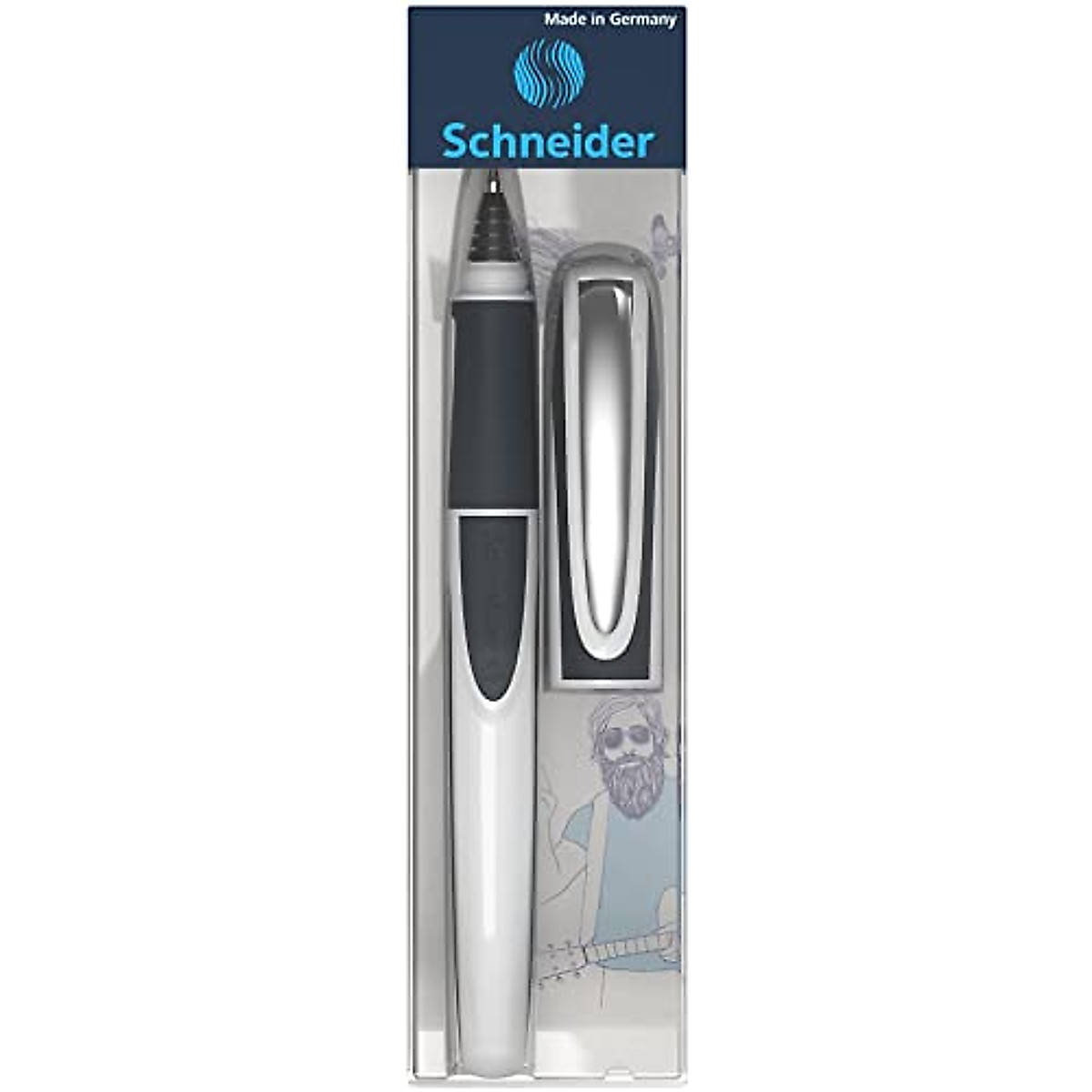 Schneider Pióro kulkowe Ray M bialo-szare