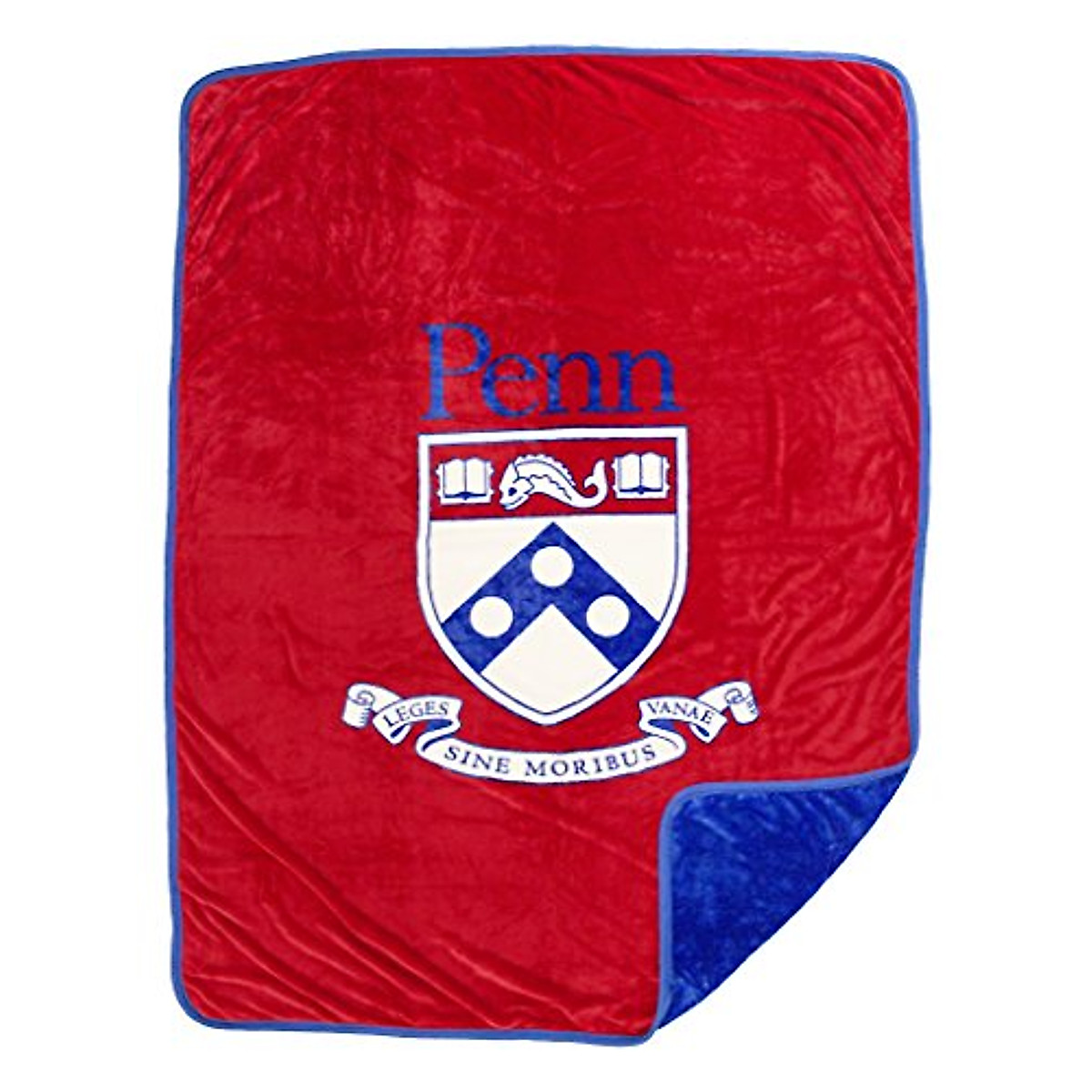 Dormitory 101 U Penn Premium Quality Plush Fleece Blanket - X Large 60"X80". Fits Queen or Twin XL Bedding. Great Gifts!