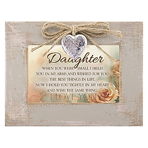 Cottage Garden Daughter Best Things in Life Taupe Wood Locket Music Box Plays You are My Sunshine