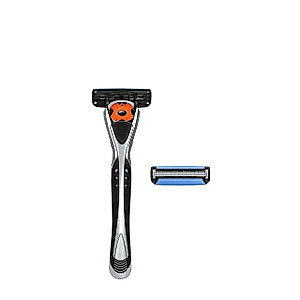 Amazon Basics Men's Shaving Essentials Bundle with Razors, Refills, and Shave Cream