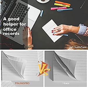 10 Pack Note Pads Small 4x6 Inch Lined Writing Memo Pads Refills Scratch Pads with 50 Sheets Each Pad Narrow Ruled Mini Pocket Notebook Writing Pads of Paper for Daily Work Planning and Organization