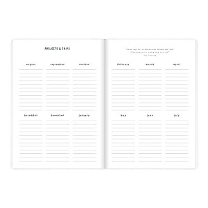 Letts of London Zodiac Academic Weekly/Monthly Planner, August 2023 to July 2024, Week-to-View, Sewn Binding, Multilingual, A5 Size, 8.25" x 5.875", Ivory (C031745-24)