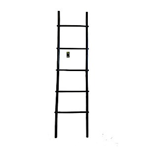 MGP Bamboo Ladder Rack 5' Black Stain Finished