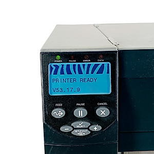 Zebra ZM400 Thermal Transfer Label Printer 600 DPI Peeler Rewinder USB Serial ZM400-6001-4000T, Bundle with Power Cable