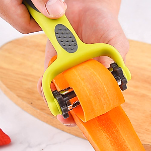 potato peeler,vegetable peeler,peelers for kitchen,potato peelers,3 in 1 and PP plastic Stainless Steel Peelers, with Ergonomic Non-Slip Handle & Sharp Blade, Good Durable (3PCS)