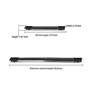 More In Two Adjustable Mobile Stand Base with Telescopic Furniture Dolly Stand with Brake, Firm, Non-Slip, With Wheels, Suitable for Refrigerator Base, Dryer Base, Washing Machine Base, Black