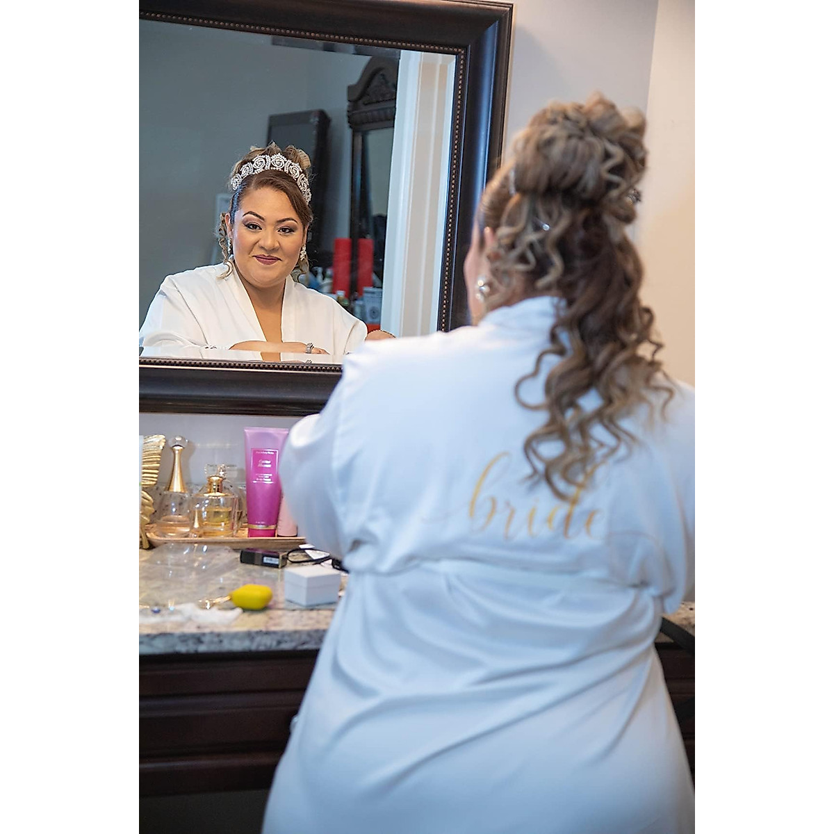 Jorsnovs Luxury Cubic Zirconia Wedding Tiara Para 15 Años Quinceañeras Birthday Crown for Women Pageant Christmas Headband