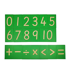 Amazing Child Mini Grooved Number Tiles with Stylus