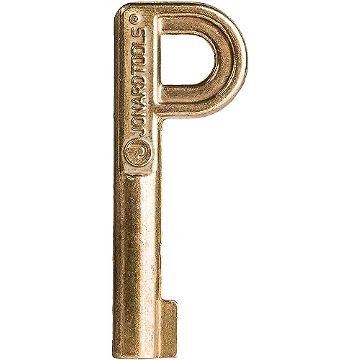 Jonard Tools, TTK-225, P Key, for Self Lock Pedestal Lock, Brass, Gold, 1 Count (Pack of 1)