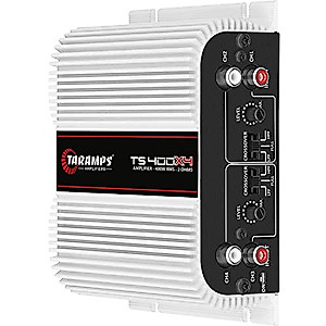 Taramps TS400X4 Full Range 2 Ohm 4 Channel 400W Class D Car Audio Amplifier