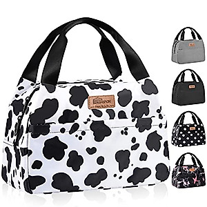 HOMESPON Lunch Bags for Women Insulated Cute Lunch Box loncheras para mujer Reusable Zipper Cooler Tote Bag Lunchbag for Picnic Work Camping