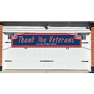 Thank You Veterans Banner, Veterans Day Decorations Outdoor, Veterans Day Banner, Veterans Day Yard Sign, Patriotic Veterans Day Outdoor Banner