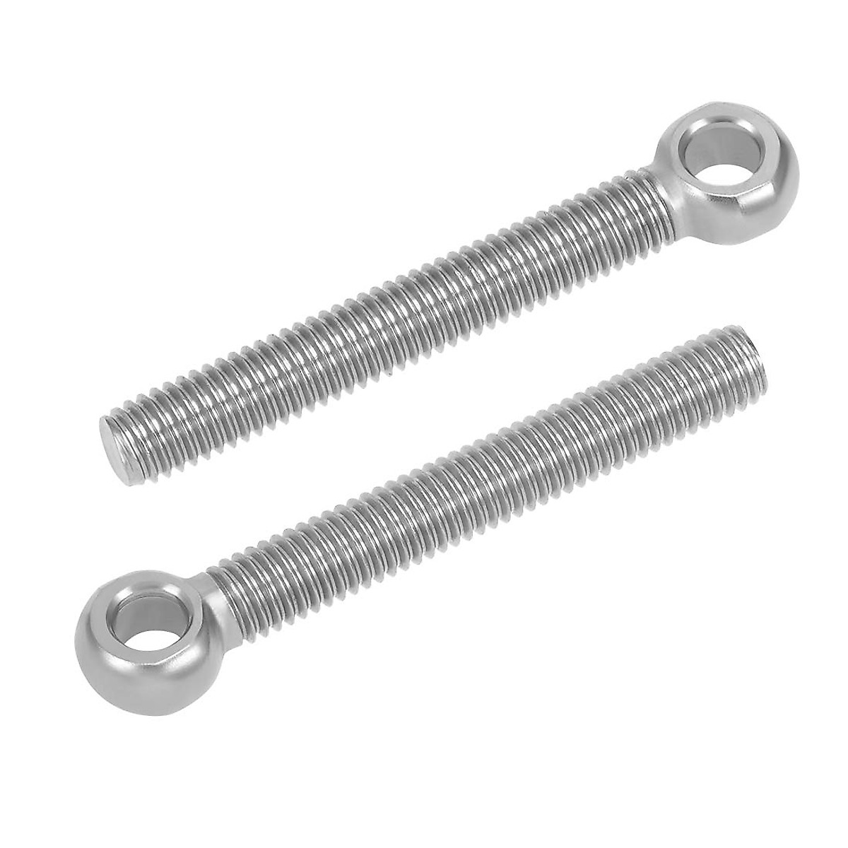 uxcell M8 x 60mm Machinery Shoulder Swing Lifting Eye Bolt 304 Stainless Steel Metric Thread 2pcs