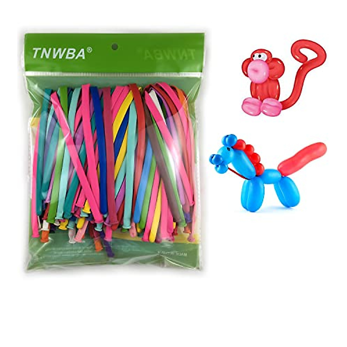 100 Premium Quality Balloons: 260Q Magic Balloons, Birthday Party Decoration and Events