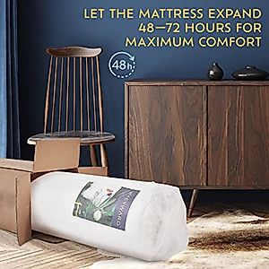 Heyward Premium Memory Foam Sofa Bed Replacement Mattress for Queen Size Sleeper | 4.5” Inch | CertiPUR-US Certified | Washable Material w/Non-Slip Base | 73”L x 58”W x 4.5”H