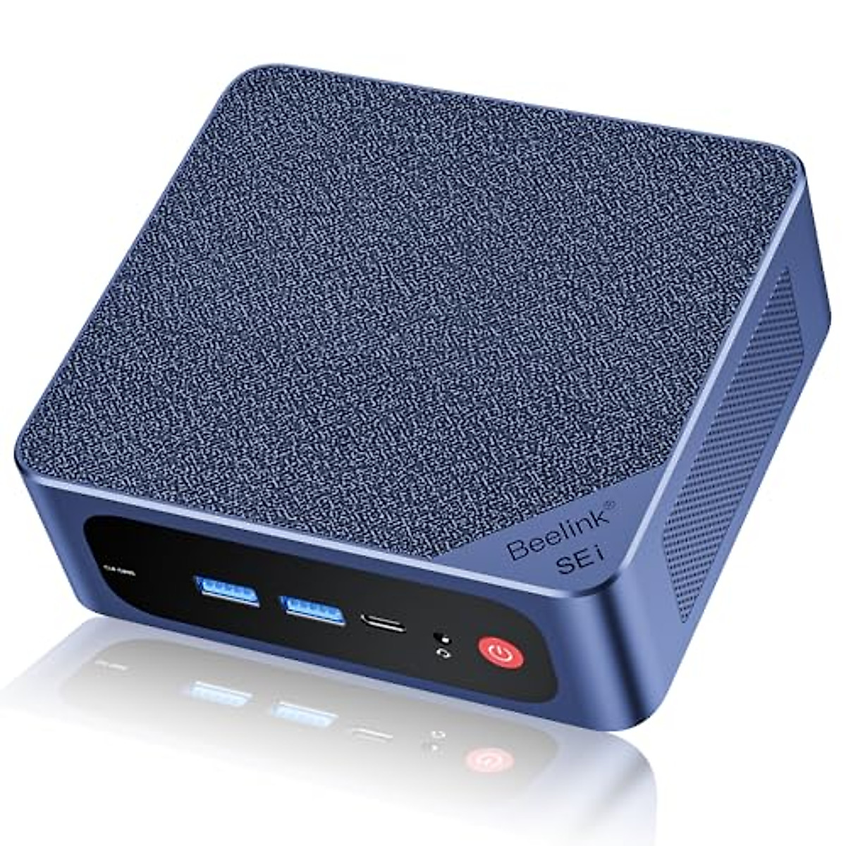 Beelink SEI12 Mini PC Intel Core i5 Processors i5-12450H (up to 4.4GHZ),Mini Computer with 16GB DDR4 RAM 500GB M.2 Pcle 4.0 NVMe 2280 SSD,Dual Screen Display/HDMI+DP/WiFi6/BT5.2,Auto Power On