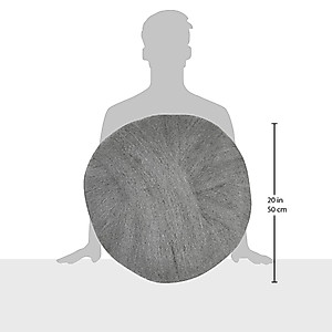 GMT Radial Steel Wool Pads, Grade 0 (fine): Cleaning And Polishing, 20" Diameter, Gray, 12/carton