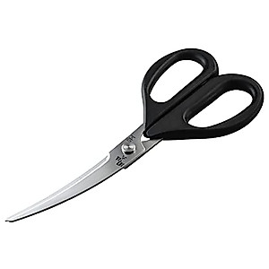 Kai Corporation DH3313 KAI Seki Magoroku Kitchen Scissors, Curved Made in Japan