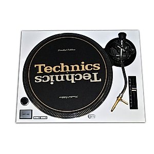 Technics White Face Plate for Technics SL-1200 / SL-1210 MK2 Turntables