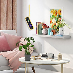 Wevove 3Pack Remote Cover for Roku, Remote case Compatible with Roku Voice Remote Official, Silicone Protective Controller Universal Sleeve Glow in The Dark(Glow White&Yellow&Blue)