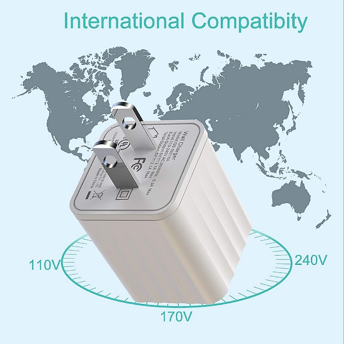 [Apple MFi Certified] iPhone Charger, Veetone 2 Pack 6FT Lightning to USB Fast Charging Data Sync Transfer Cord & Dual Port USB Wall Charger Plug Compatible with iPhone 12/12 Pro/11/XS/XR/X 8 7 6/iPad