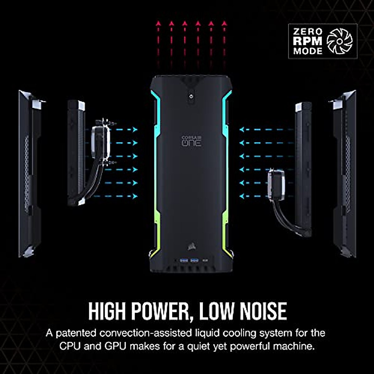 Corsair ONE a200 Compact Gaming PC - AMD Ryzen™ 9 5900X CPU - NVIDIA® GeForce RTX™ 3080 Graphics - 32GB Vengeance LPX DDR4 Memory, 1TB, Windows 10 Home