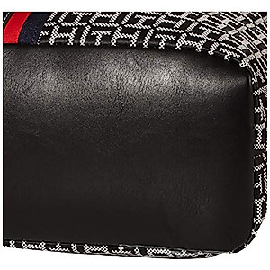 Tommy Hilfiger Jaden Satchel Crossbody Bag, Black/White