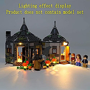 GEAMENT Light Kit for Hagrid's Hut Buckbeak's Rescue - Compatible with Lego 75947 Toy Hut Building Set (Model Set Not Included)