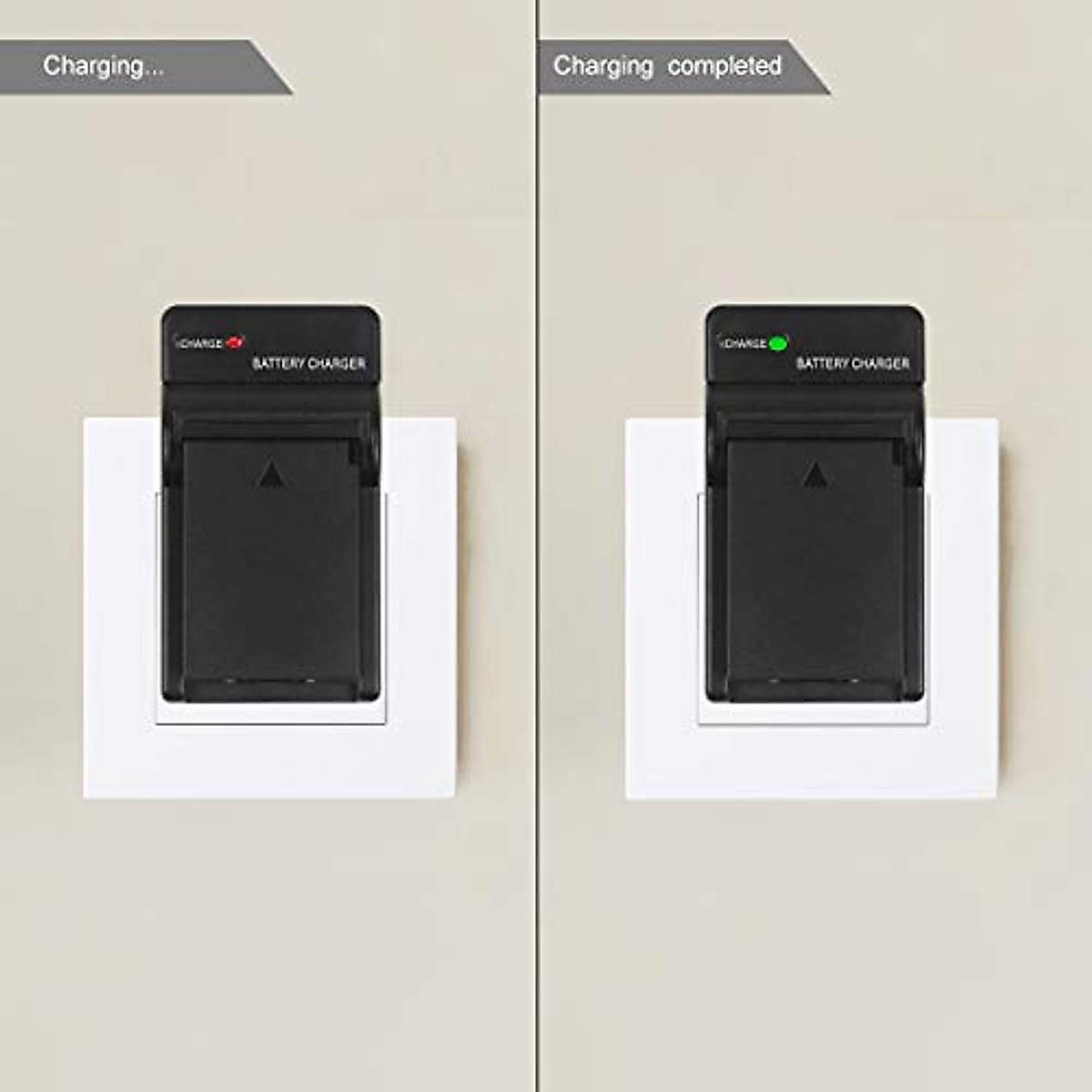 LP-E10 Battery Charger LC-E10 LC-E10C LC-E10E for Canon EOS Rebel T3, T5, T6, T7, EOS Kiss X50, X70, X80, X90, EOS 1100D, 1200D, 1300D, 1500D, 3000D