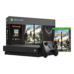 Xbox One X 1TB Console - Tom Clancy's The Division 2 Bundle (Renewed) (2017 Model)