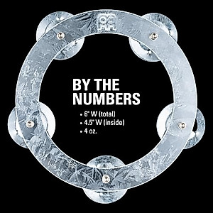 Meinl Cymbals Dry Ching Ring Tambourine Jingle Effect — NOT Made in China — for Hihats, Crashes, Rides and Stacks (DCRING)