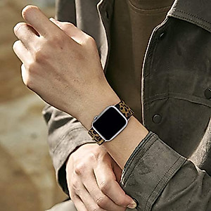 4 Pack Stretchy Nylon Bands Compatible with Apple Watch Band 38mm 40mm 41mm 42mm 44mm 45mm 49mm for Women Men, Elastic Solo Loop Adjustable Sport Braided Strap for iWatch Series 8 7 SE 6 5 4 3 2 1