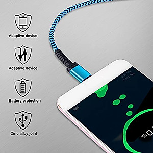 Samsung Type C Charger Cable Fast Charging USB C Android Phone Cord 6ft Compatible Samsung Galaxy S21 FE 5G/A13 /A03s/S23/S22 Ultra 5g/S22/S20,A53/A73/A33,Z Flip 4 3/Z Fold 4 3 5g,Moto G Stylus/Power